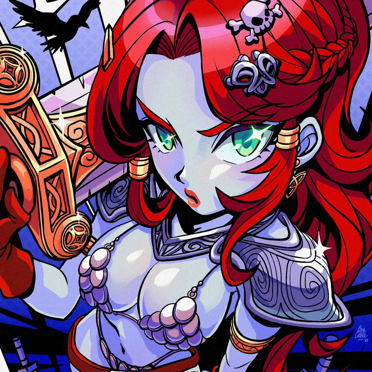 SONJA REBORN #1 ANACATHIE - 616 SHARED EXCLUSIVE - BLUE TINT - LTD 500 – Comics Elite