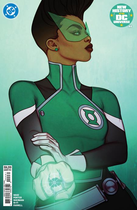 NEW HISTORY OF THE DC UNIVERSE #4 (OF 4) CVR C JENNY FRISON CARD STOCK ...
